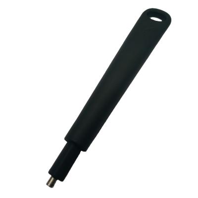 China Custom Black Silicone Pot Handle with Metal Core for sale