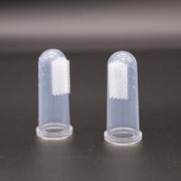 China Food Grade Silicone Baby Finger Toothbrush for Oral Cleaning for sale