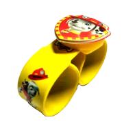 China Custom Silicone Slap Band Bracelet 100% Pure Silicone for sale