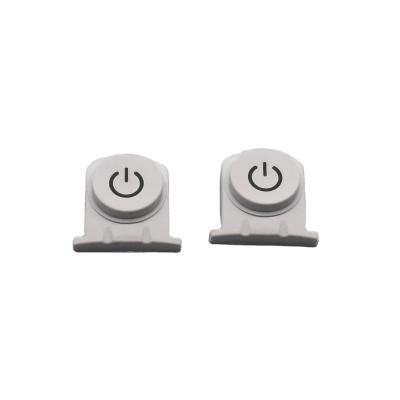 China Custom Transparent Silicone Rubber Keypad with Laser Logo for sale