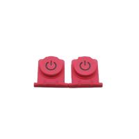 China Custom Transparent Silicone Rubber Keypad with Laser Logo for sale