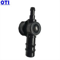 China Plastic Non Return Stop Valve Plug Connector Standard Custom Color for sale