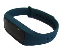 China Custom Silicone Rubber Watch Band with Metal Insert for sale