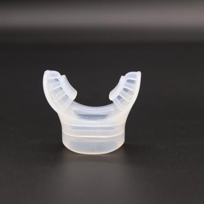 China Custom Silicone Diving Respirator Mouthpiece 30-80 Shore A for sale