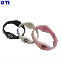 China Custom Blue Silicone Rubber Bracelet - 100% Pure Silicone for sale