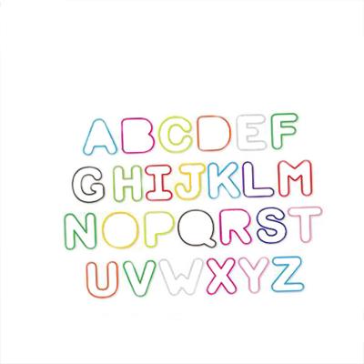 China Custom Silicone Letter Bands for Children Toys for sale