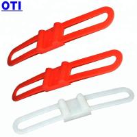 China Custom Silicone Bike Light Strap 100% Pure Silicone for sale