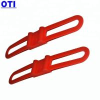 China Custom Silicone Bike Light Strap 100% Pure Silicone for sale