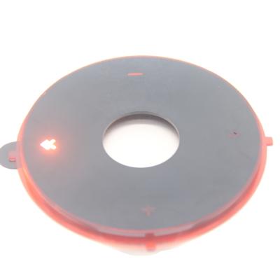 China Custom 2K Injection Plastic Keypad for Electronic Control Panels for sale