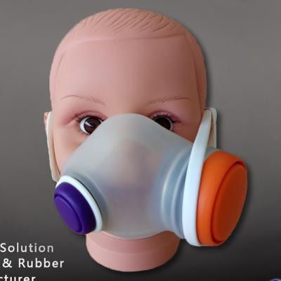 China Custom Medical Silicone Mask Overmold Water Resistant for sale