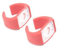 China Custom Silicone Watchband Overmolding with PU Coating for sale