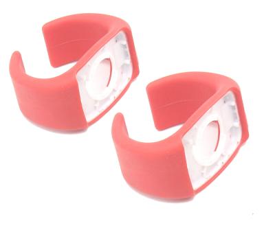 China Custom Silicone Watchband Overmolding with PU Coating for sale