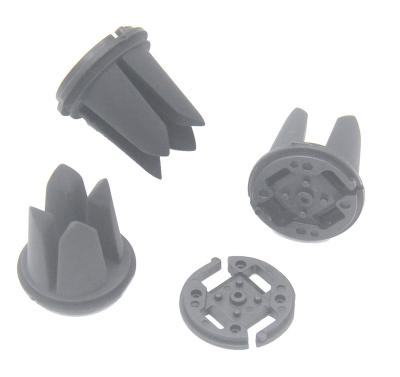 China Silicone Overmolded Plastic Auto Parts with PU Coating for sale