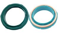China Custom Silicone Overmolded Gasket for Medical Plastic Sealing for sale