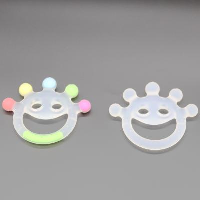 China Food Grade Silicone Baby Teether Toys Non-Toxic Rattles for sale