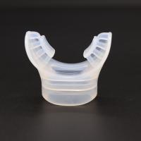 China Custom Silicone Diving Mouthpiece - Black or Transparent for sale