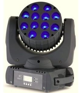 China 150w LCD Display 12x10W RGBW 4in1 LED Moving Head Beam Lights for sale