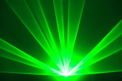 China 50MW Green DMX Laser Lights , Clubs / KTV / Pub DPSS Laser Lighting for sale