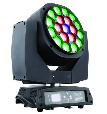 China 450W IP33 19pcs 15w RGBW 4in1 Clay Paky Big Bee Eyes K10 Moving Head LED Zoom Stage Lights for sale