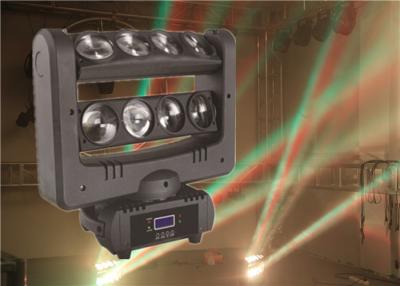 China Led Stage Moving Head Spider Light With 8 Head 10Watts RGBW for sale