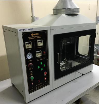 China EN ISO 11925-2 Building Material Ignitability Test Apparatus Single-Flame Source 45° Burner 20mm Flame for sale