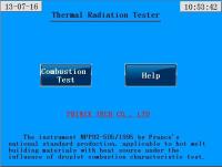 China Heat Radiation Test Machine for Melting Behavior 500W Lab Testing Equipment for sale