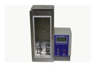 China Vertical Flammability Test Chamber 330x340x960mm 30kg for CATB 117 CFR1615 CFR1616 ASTM6413 for sale