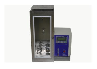 China Vertical Flammability Test Chamber 330x340x960mm 30kg for CATB 117 CFR1615 CFR1616 ASTM6413 for sale
