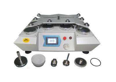 China Martindale Rotary Abrasion Tester , Fabric Testing Instruments 50 R/Min Relative Velocity for sale