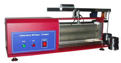 China Textile Fabrics Laboratory Wringer Padder 300mm 4A 220V for sale