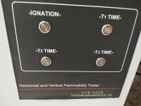China Touch Screen Horizontal Vertical Flammability Tester UL94 0.7 CBM for Plastic Fire Resistance for sale