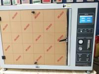 China Touch Screen Horizontal Vertical Flammability Tester UL94 0.7 CBM for Plastic Fire Resistance for sale