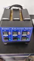 China Max 250 Centigrade Textile Testing Equipment , Scorch Sublimation Color Fastness Tester for sale