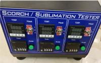 China Max 250 Centigrade Textile Testing Equipment , Scorch Sublimation Color Fastness Tester for sale
