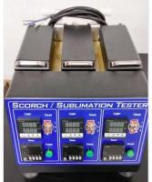 China Max 250 Centigrade Textile Testing Equipment , Scorch Sublimation Color Fastness Tester for sale