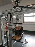 China EN1728 Chair Testing Machine Two Loading Cylinders 2000N Seat Back Durability Tester for sale