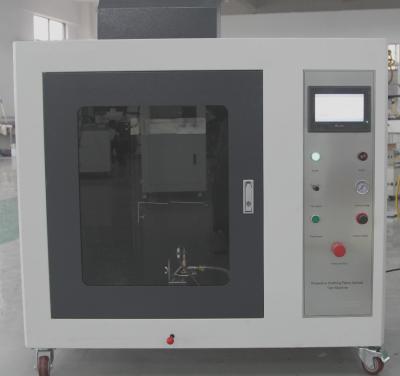 China PLC Touch Screen Protective Clothing Flammability Tester ISO 15025 1200mm Chamber for sale
