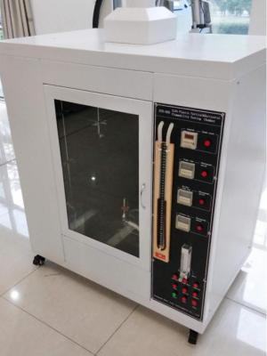 China UL 94 Vertical Horizontal Flammability Tester Plastics Flame Chamber HTB-066 for sale