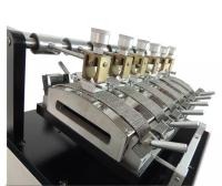 China Rubbing Fastness Gakushin Tester 6 Station 100mm Stroke JIS 1084 TR 369B for sale