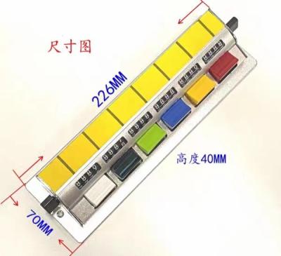 China 6 Key Differential Blood Cell Counter Hand Tally for Hospital Lab Metal Shell 9999 Count for sale