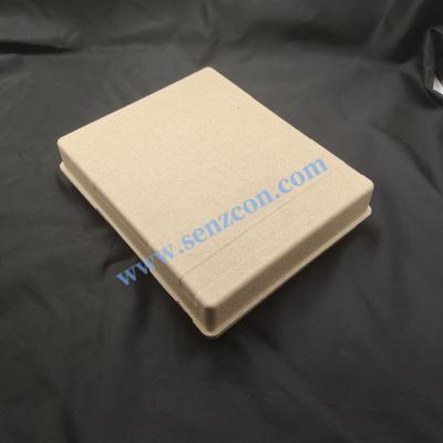 China Customized pulp molded bases for daily chemical and household products, dry-pressed composite whole set of packaging with embossed LOGO. It is biodegradable and recyclable. for sale