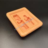 China High-end precision hardware parts, pulp molding, orange base, environmentally friendly and degradable, scratch-resistant and shock-proof, made of sugarcane pulp through wet pressing process for sale