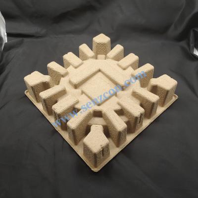 China The pulp molding inner lining packaging for the air fryer under OEM (Original Equipment Manufacturer) is used as a substitute for foam, complies with the plastic ban order,is made by molding corrugate for sale