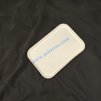 China The manufacturer customizes pulp molding disposable lunch box lids, which are environmentally friendly, biodegradable and recyclable. for sale