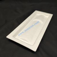 China Custom-made pulp molding packaging lids for microphones. They are white, made of plant fibers, dry-pressed, shockproof, drop-resistant, and recyclable. for sale