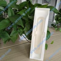 China Paper pulp molding packaging for small household appliances. Foldable hair straighteners and hair curling irons. Environmentally friendly white paper pulp molding inner lining packaging. for sale