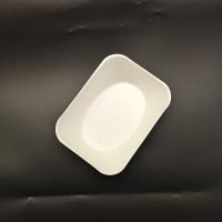 China White Sugarcane Pulp Wet-pressed Pulp Molding Multifunctional Square Disposable Paper Cups/Glasses with Waterproof & Moisture-proof Properties for sale