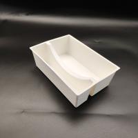 China Factory-direct pulp molded eco-friendly white boxes made of plant fiber sugarcane pulp by wet pressing, suitable for electronic products, with shockproof and drop-proof functions, and biodegradable. for sale