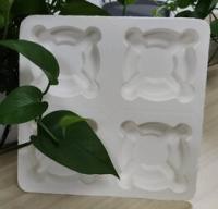 China China Made Pulp Molding Shockproof Eco Friendly Coffee Takeaway Containers Plastic Ban Compliant for sale