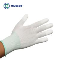 China 13gsm ESD Cut Resistant Gloves with Conductive Carbon Fiber PU Palm - 20-23cm Length, 0.9-1mm Thickness for sale